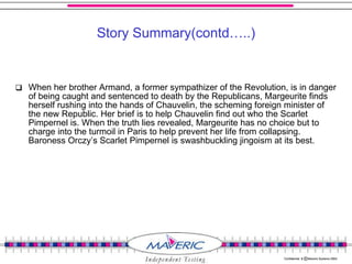 Scarlet pimpernel book review | PPT