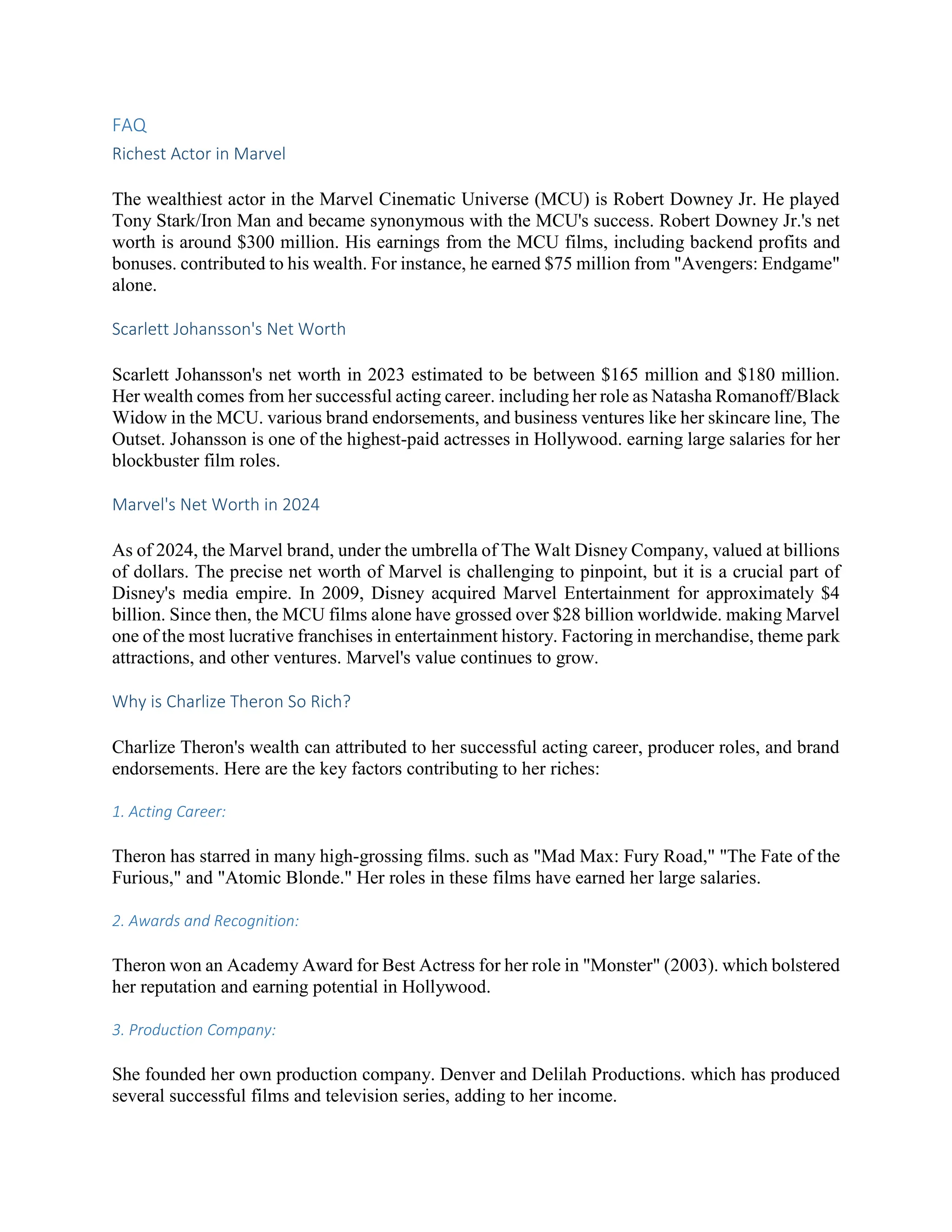 Scarlett Johansson Net Worth: A Deep Dive into the Wealth of a ...