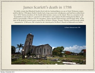 Eliza Scarlett: Leamington widow and Jamaican slave owner | PPT