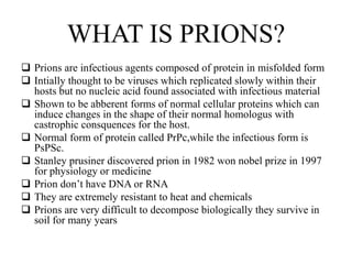 Prion disease | PPT