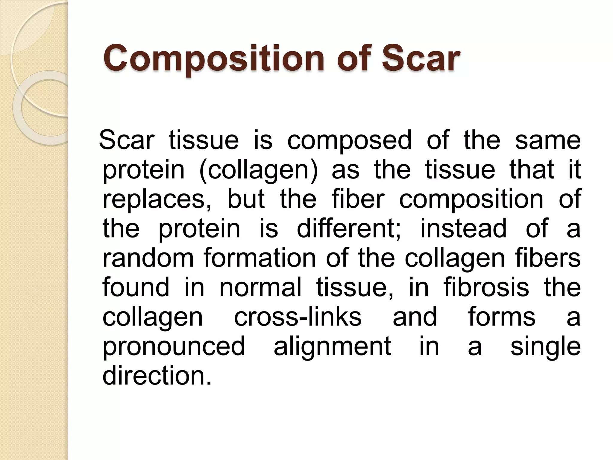 Scarring of wounds | PPTX