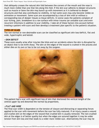 Scars keloids and hypertrophic-scars | PDF