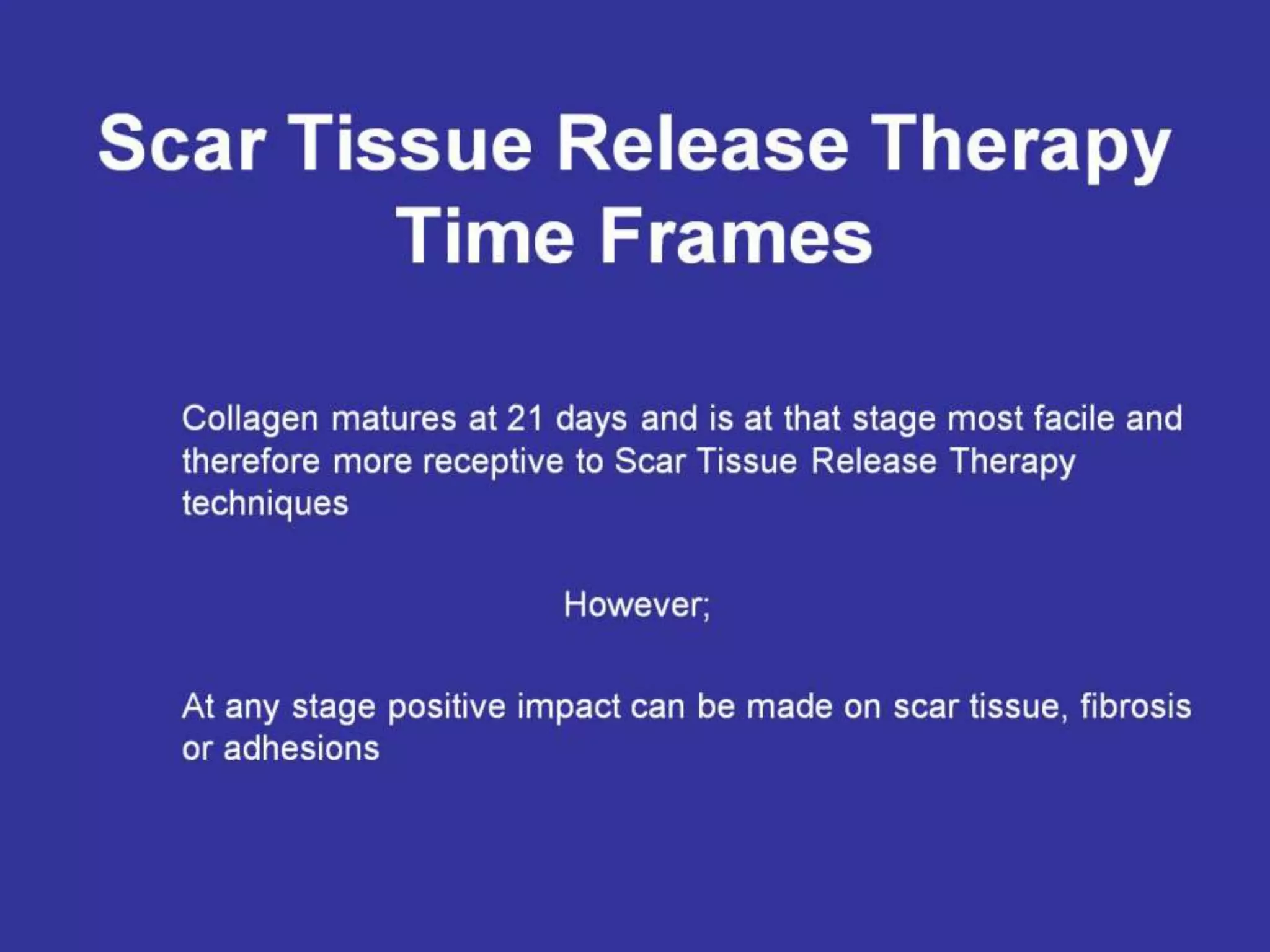 Scar Tissue Therapy Presentation Plastics | PPTX