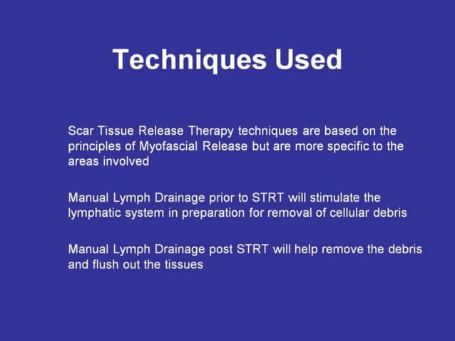 Scar Tissue Therapy Presentation Plastics | PPTX