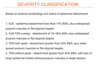 Severe Cutaneous Adverse Reactions to Drugs | PPTX | Skin and ...