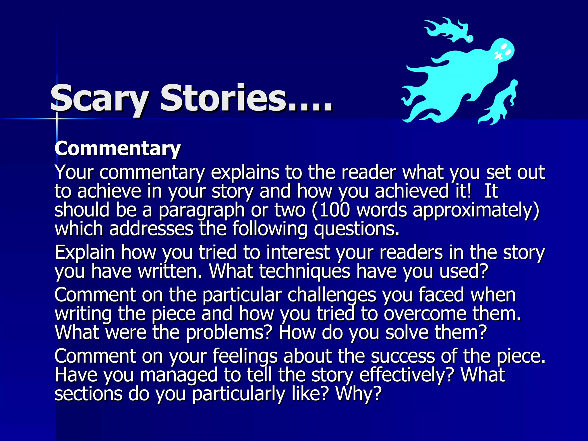 Scary Stories | PPT | Free Download
