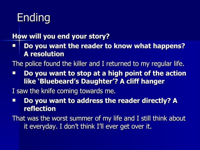 Scary Stories | PPT | Screenwriting | Content Production