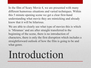 Scary movie 4 | PPT