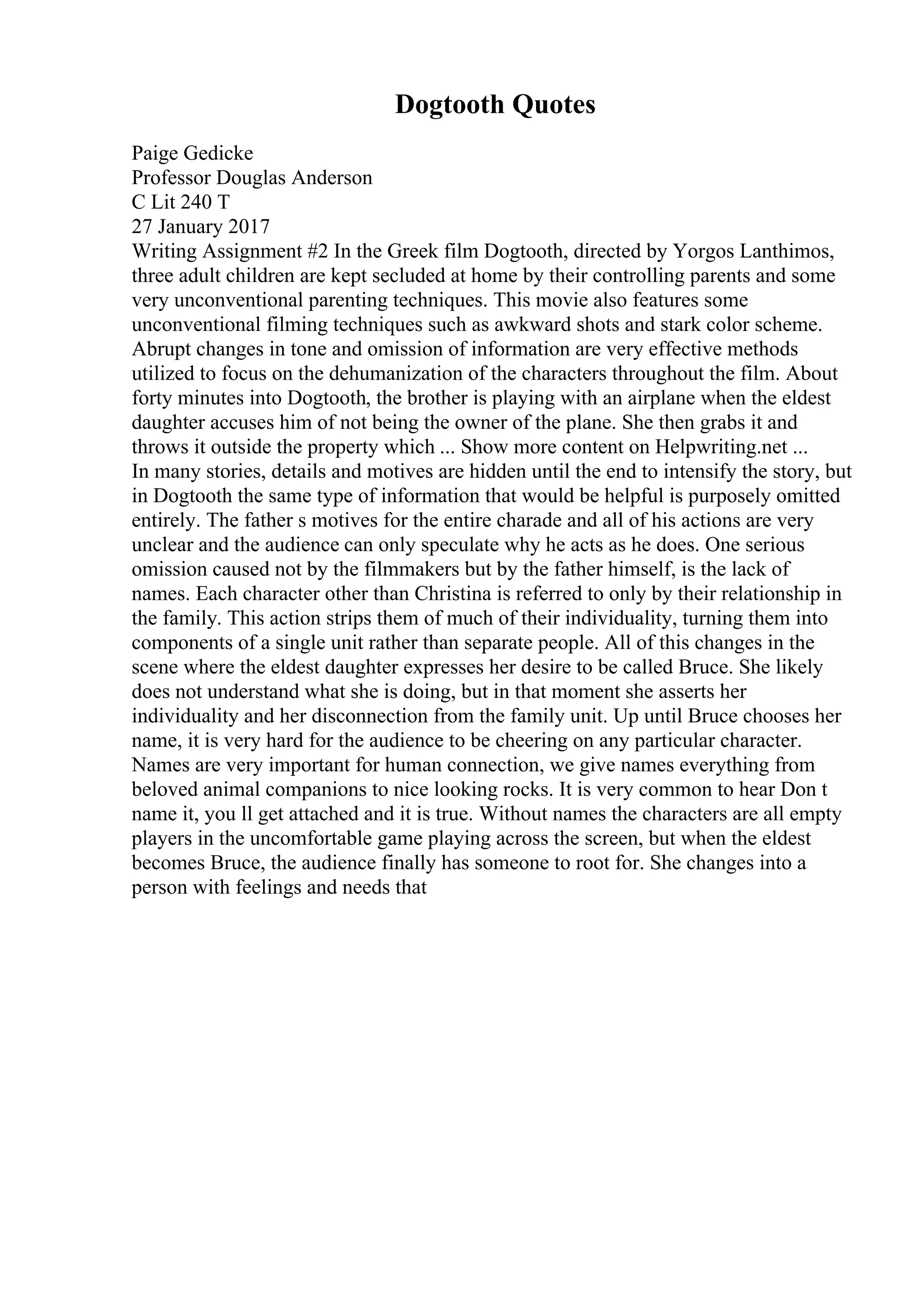 Scary Narrative Essay | PDF | Death, Injury, or Military Conflict ...