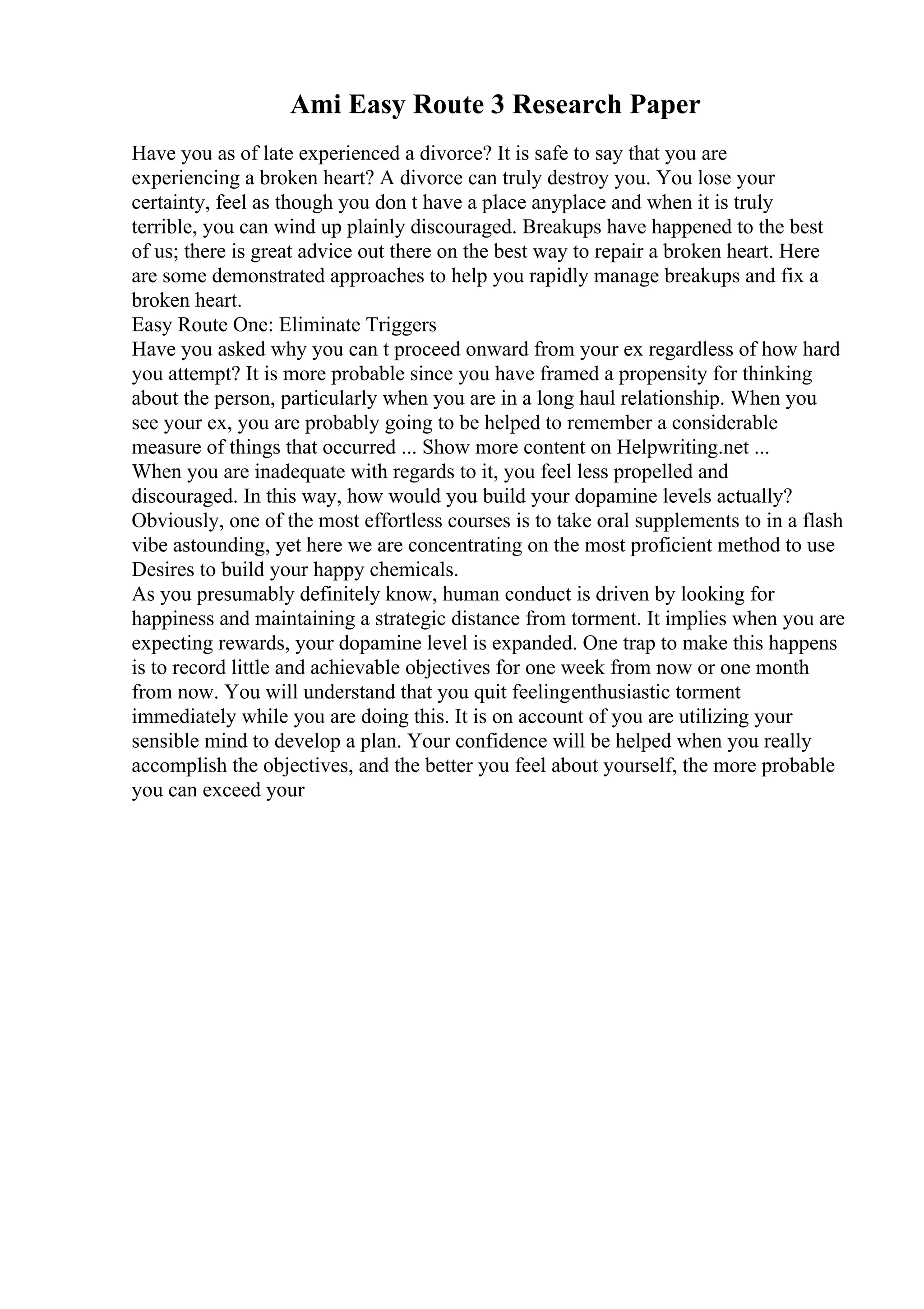 Scary Narrative Essay | PDF