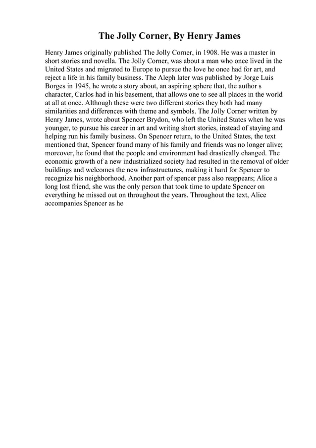 Scary Narrative Essay | PDF