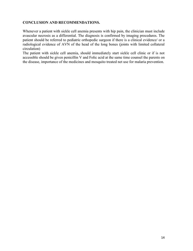 AVN 2' to SCA sample CASE REPORT | PDF