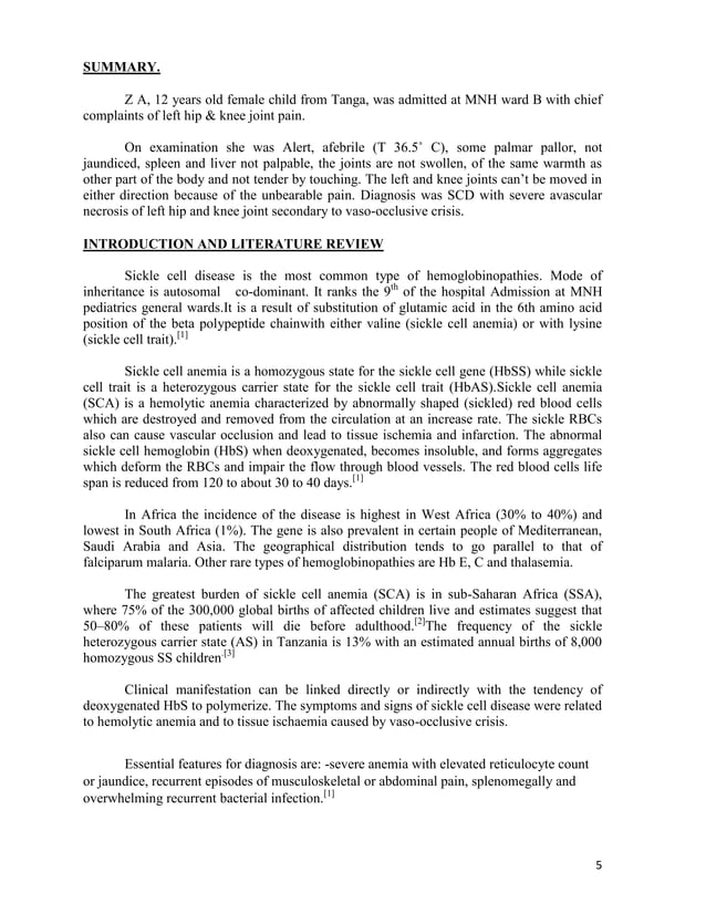 AVN 2' to SCA sample CASE REPORT | PDF