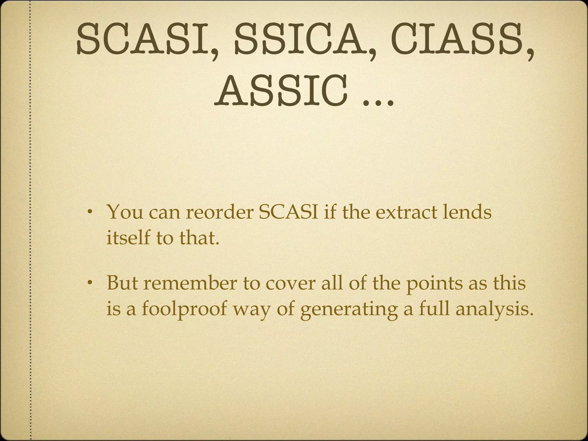Scasi Specs Slims | PPT