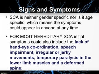 Spinocerbellar Ataxia | PPT