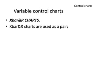 Scatter diagram and control chart | PPTX