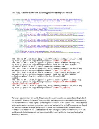 Enterprise Integration Pattern - Mule Soft Scatter gather | DOCX