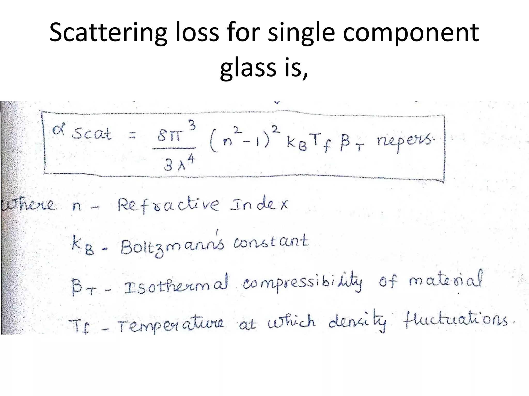 Scattering and bending loss 18 19 | PDF