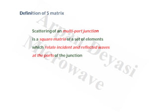 Scattering matrix | PDF
