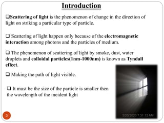 scattering of light.ppt | Physics | Science