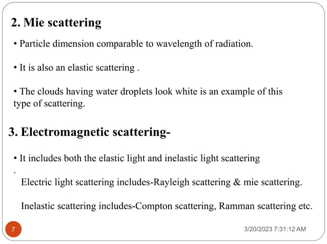 scattering of light.ppt | Physics | Science