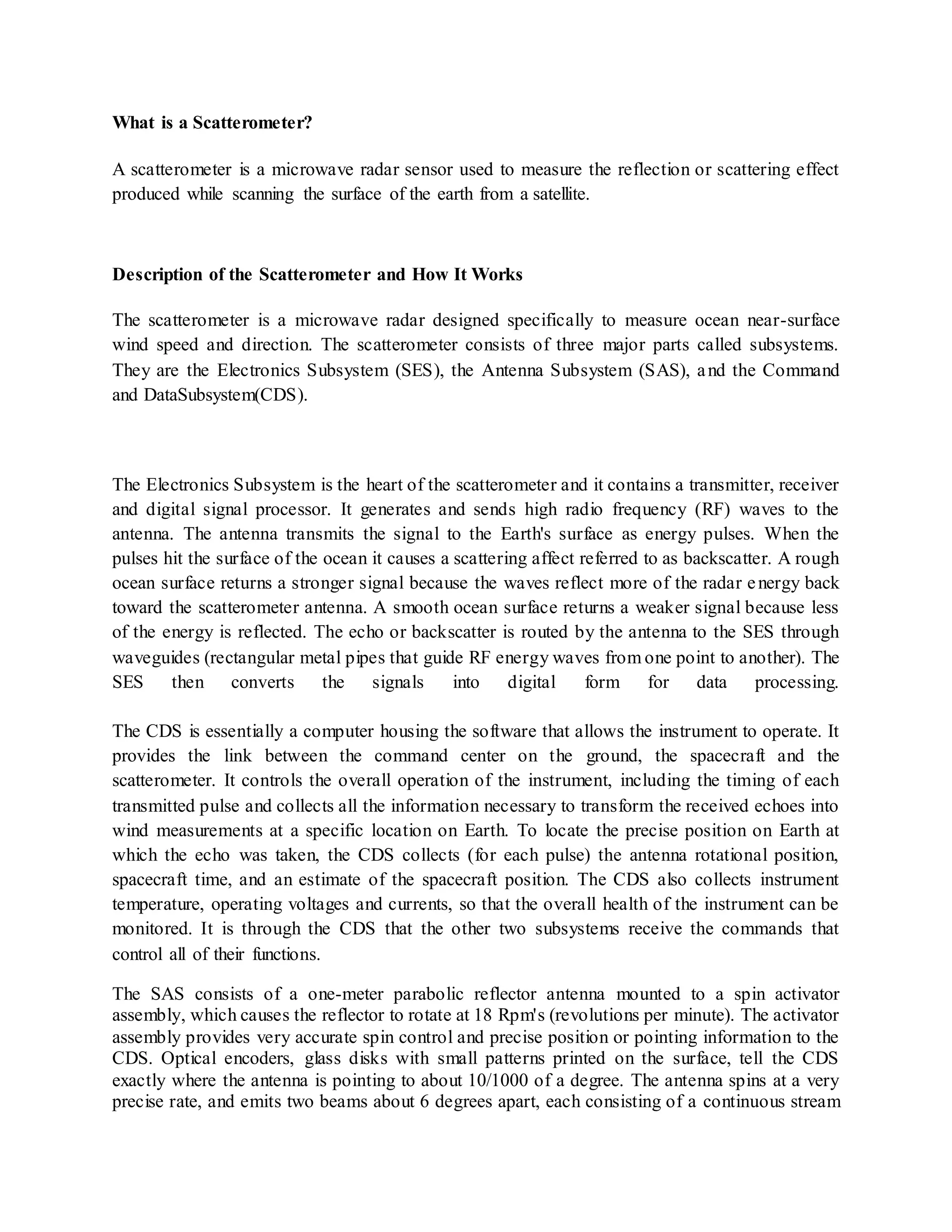 Scatterometry | DOCX