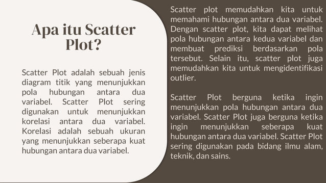 penyajian data scatter plot dan diagram titik | PPT
