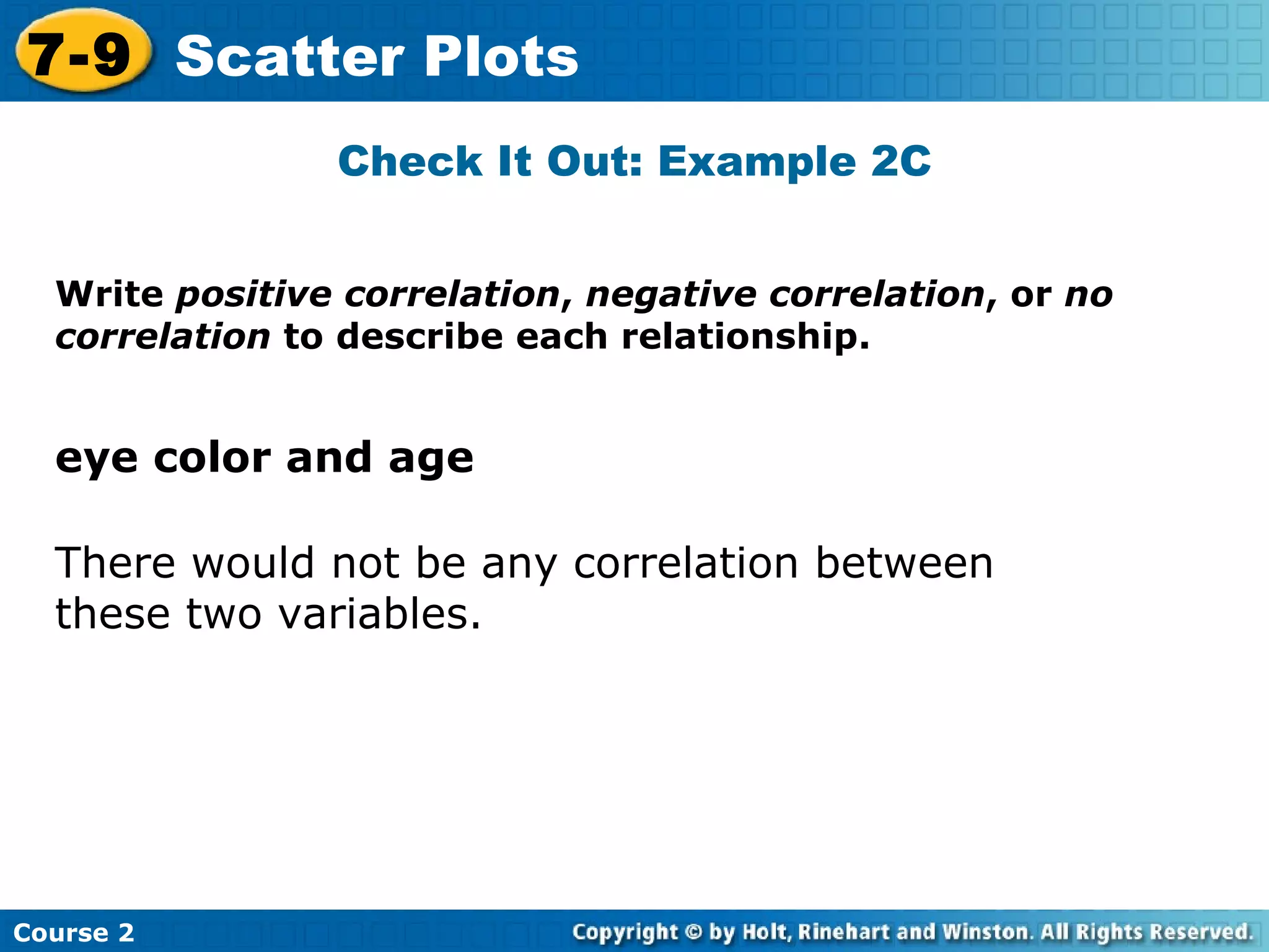 Scatter plots | PPT