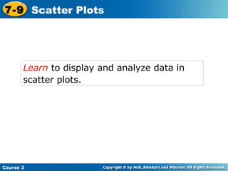 Scatter plots | PPT