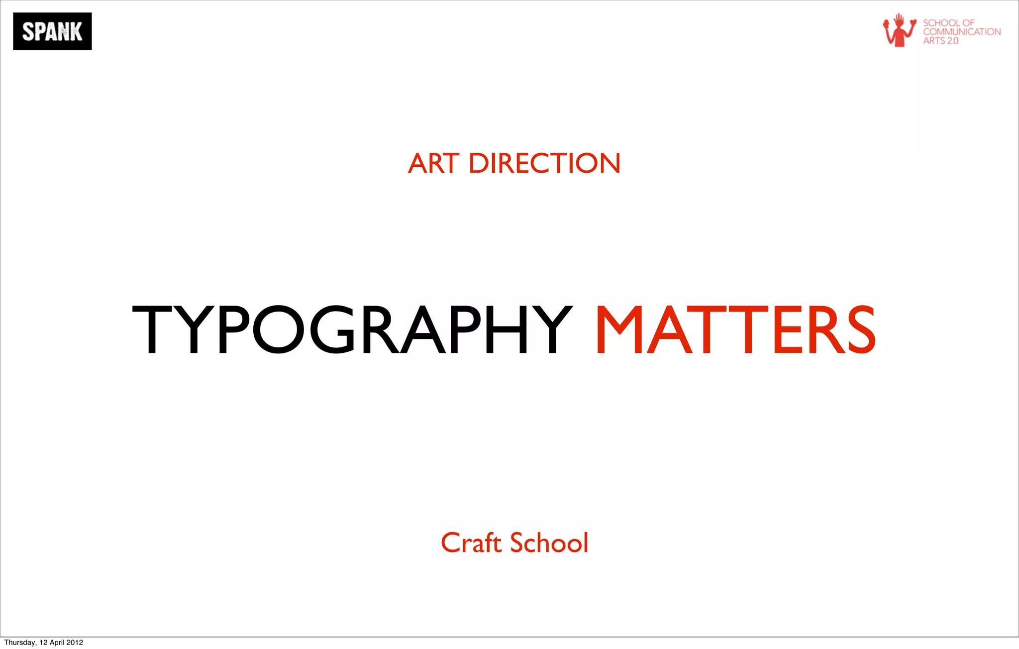 Sca typography matters_02 | PDF