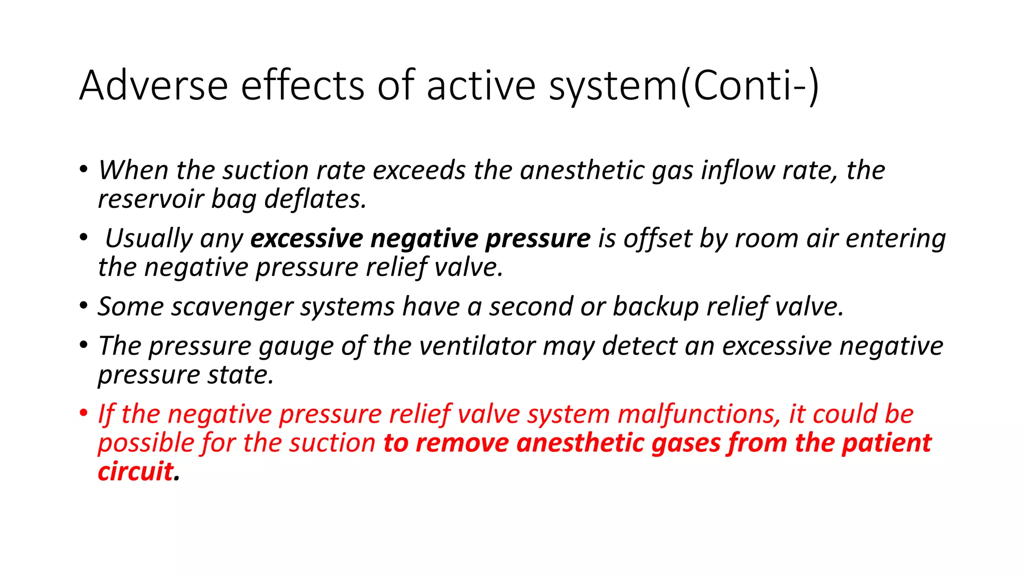 Scavenging of waste anaesthetic gases. | PPTX