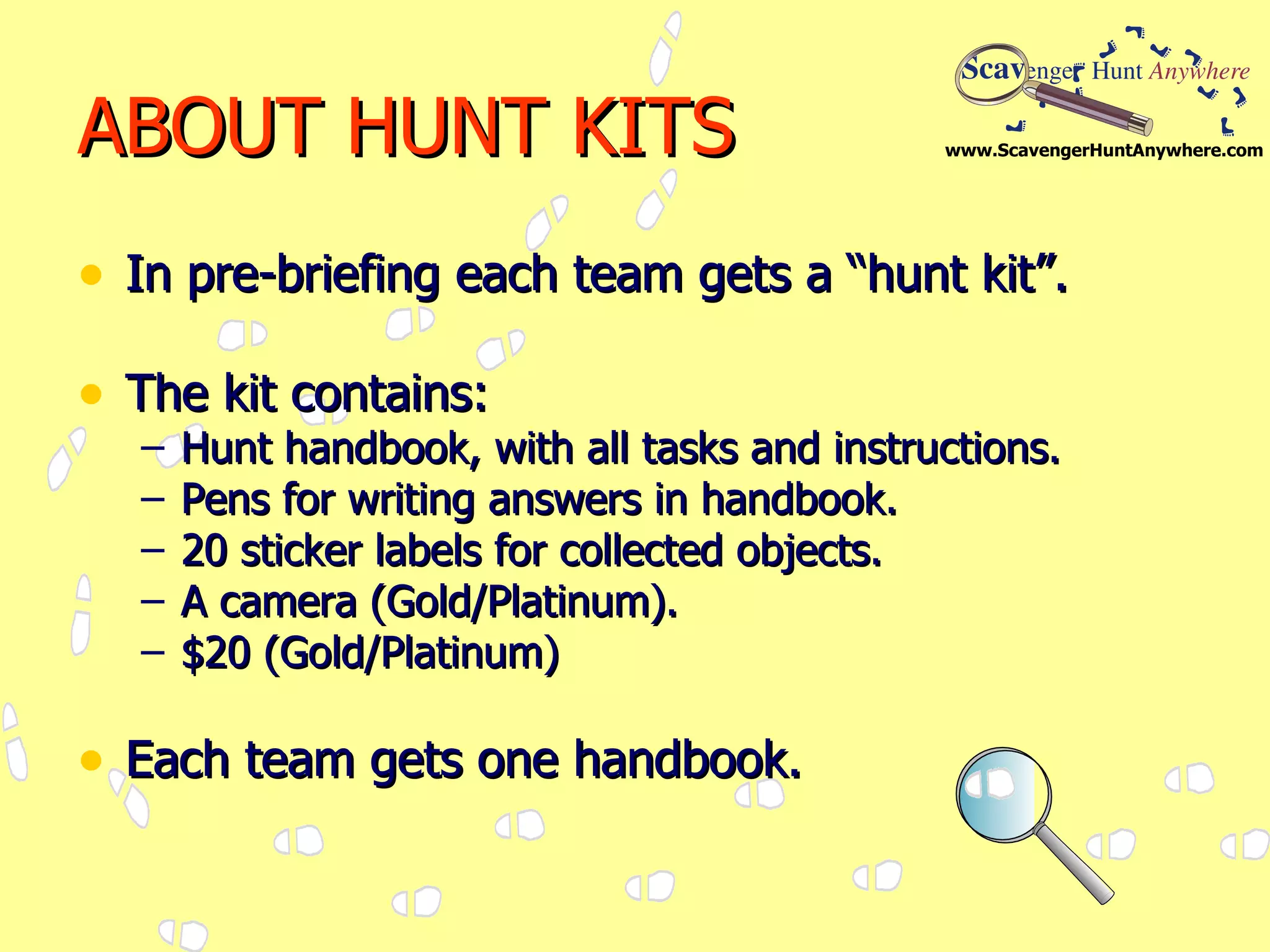 Scavenger Hunt Anywhere | PPT