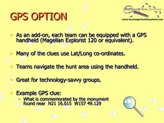 Scavenger Hunt Anywhere | PPT