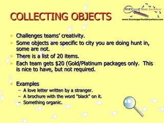 Scavenger Hunt Anywhere | PPT