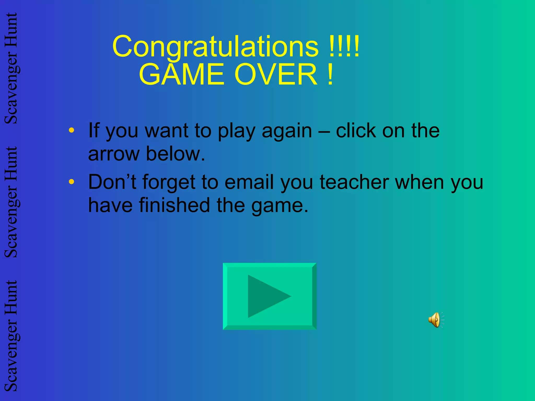 Scavenger Hunt For Power Point Hre 472 | PPT