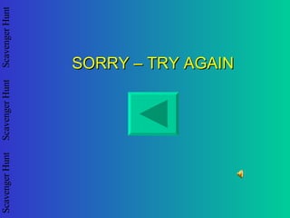 Scavenger Hunt For Power Point Hre 472 | PPT