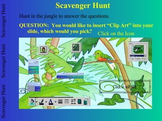 Scavenger Hunt For Power Point Hre 472 | PPT