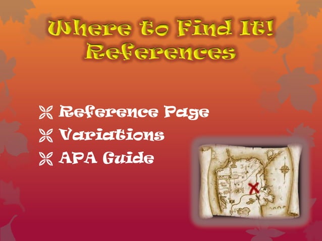 Scavenger Hunt APA | PPT
