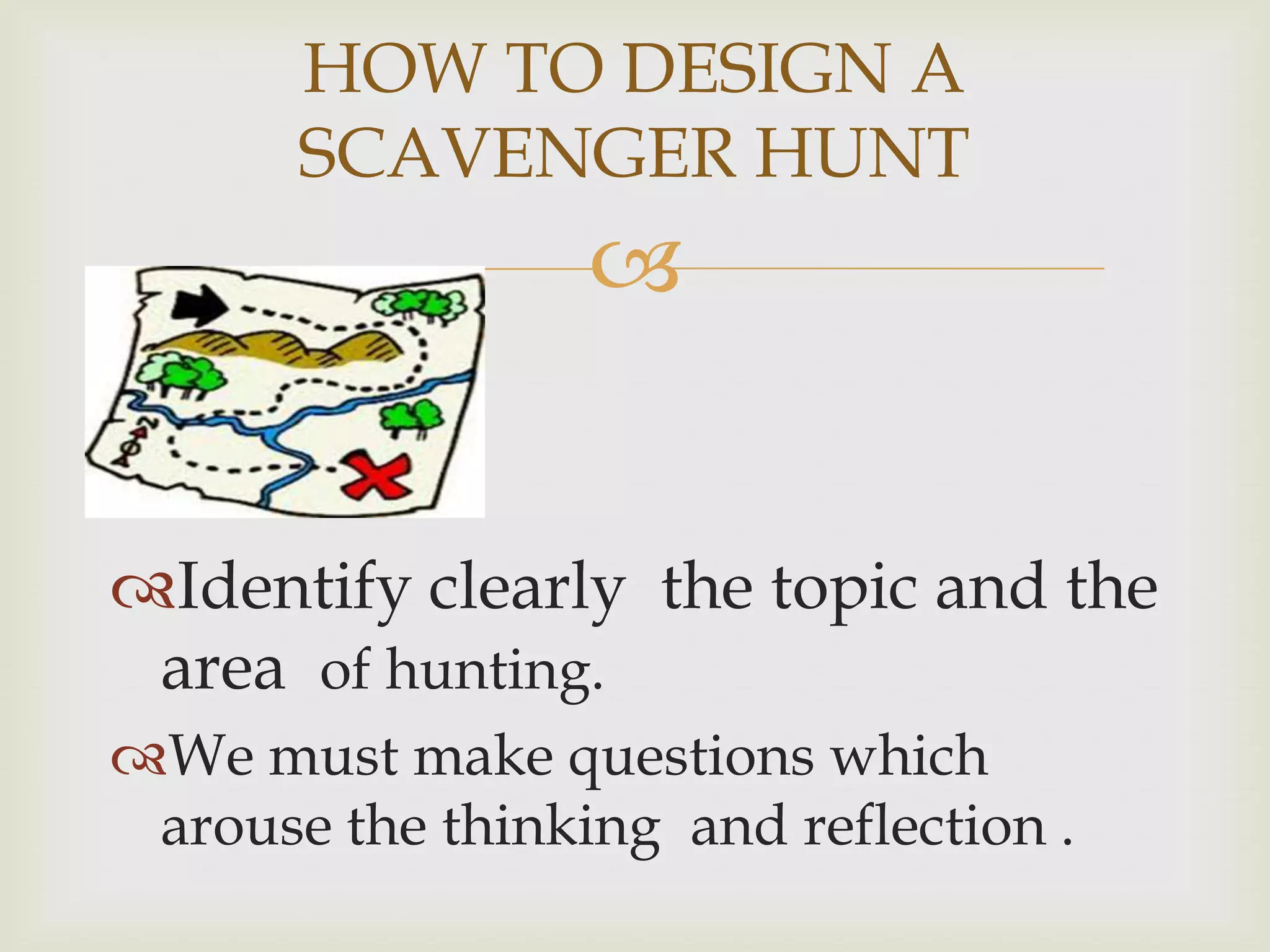 Scavenger hunt | PPTX