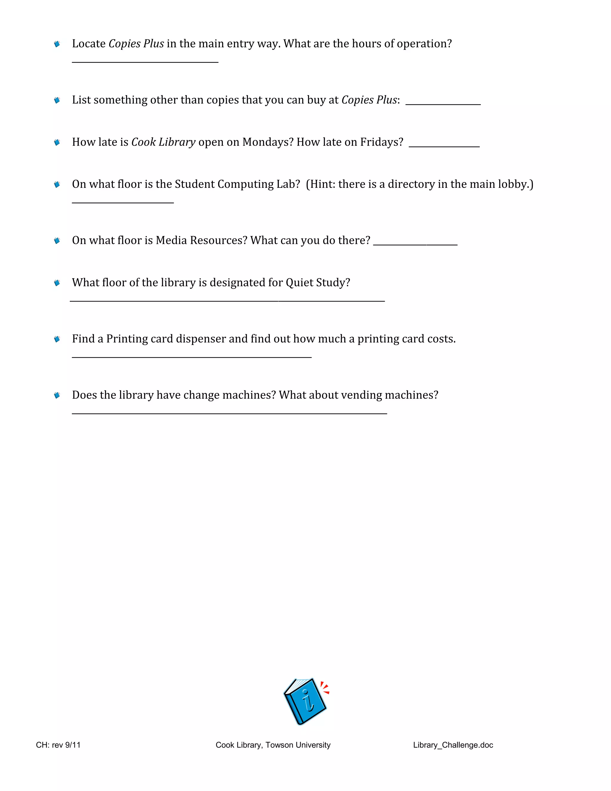 S3 - Scavenger hunt 1 | DOCX | Education