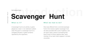 Scavenger Hunt | PPT