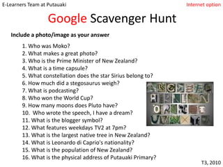 Scavenger Hunt Collage | PPT