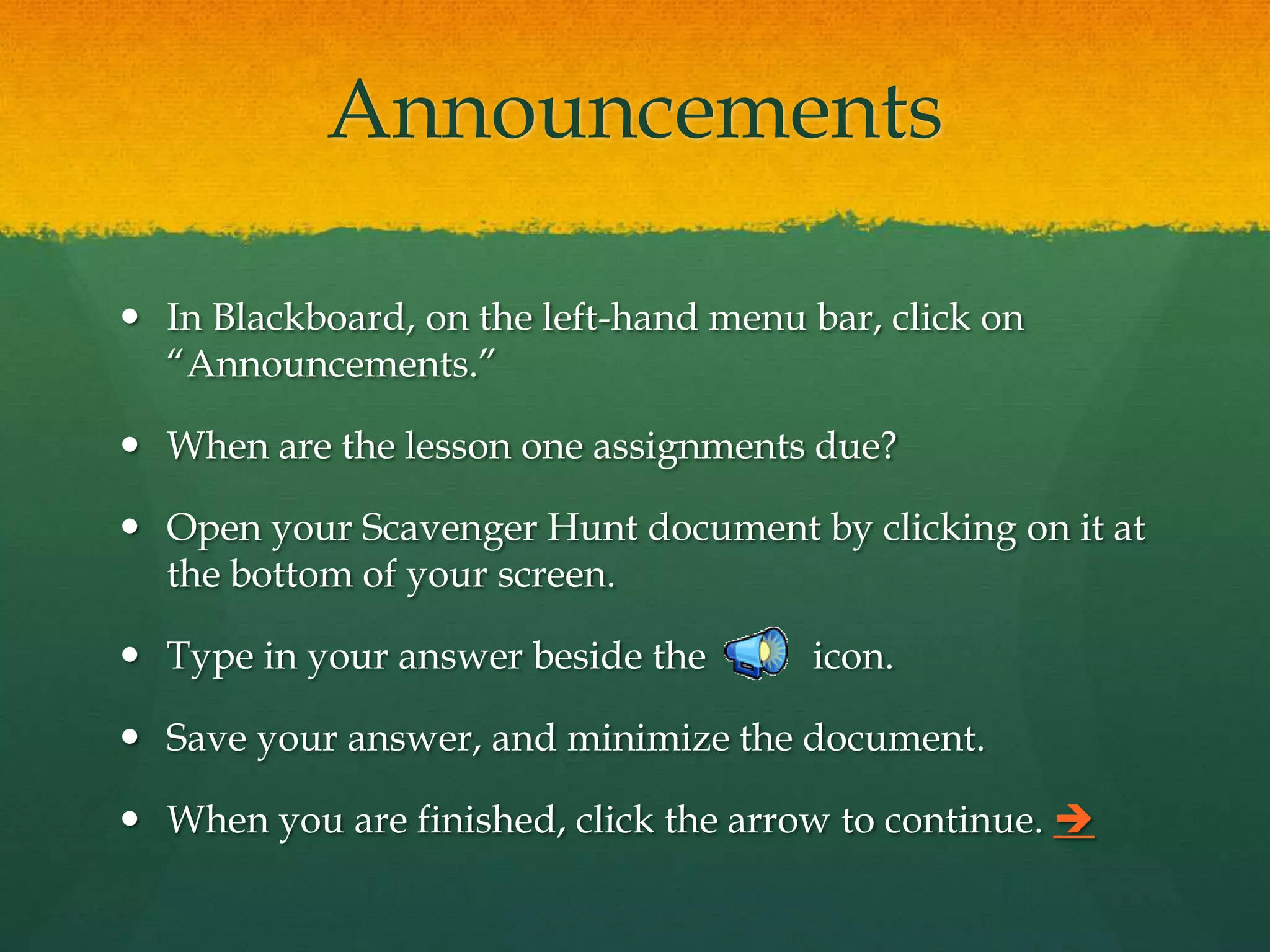 Scavenger hunt ppt | PPTX