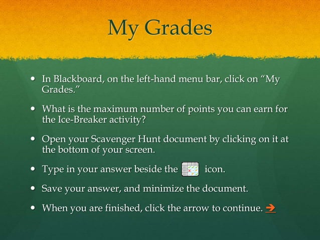 Scavenger hunt ppt | PPTX