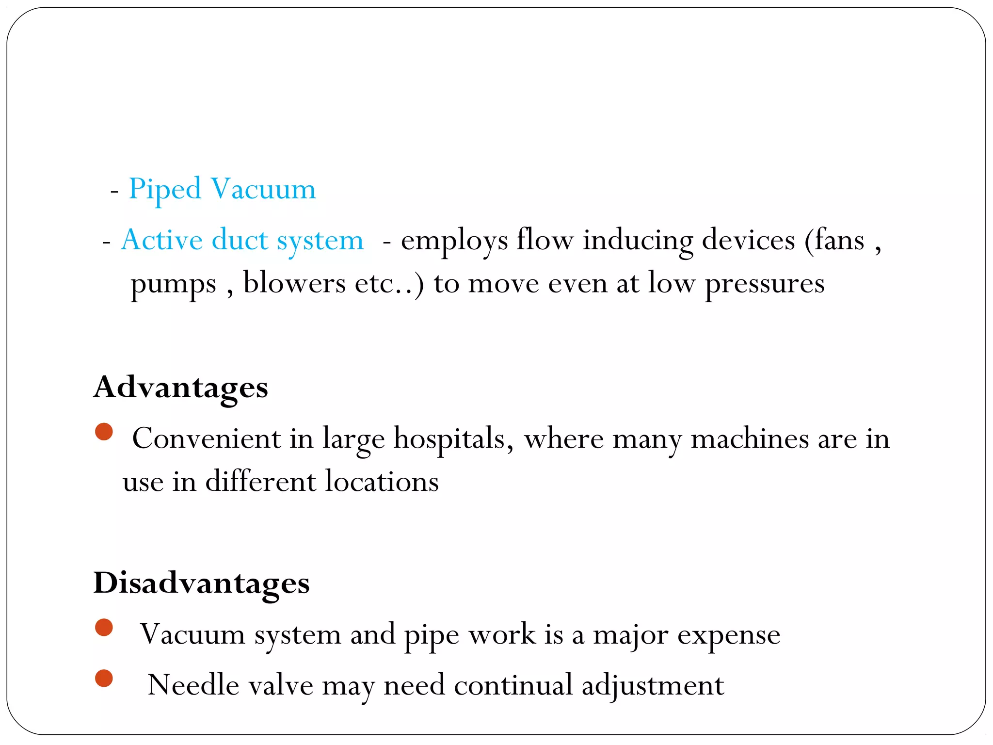 Scavenging system in operating room | PPT
