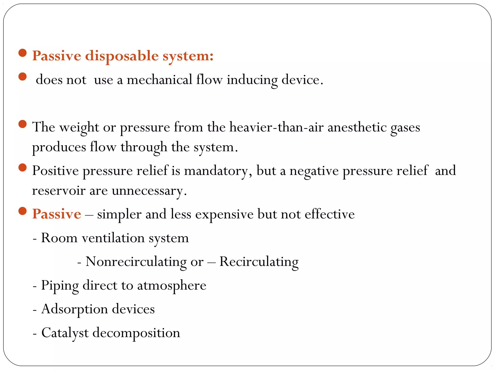 Scavenging system in operating room | PPT