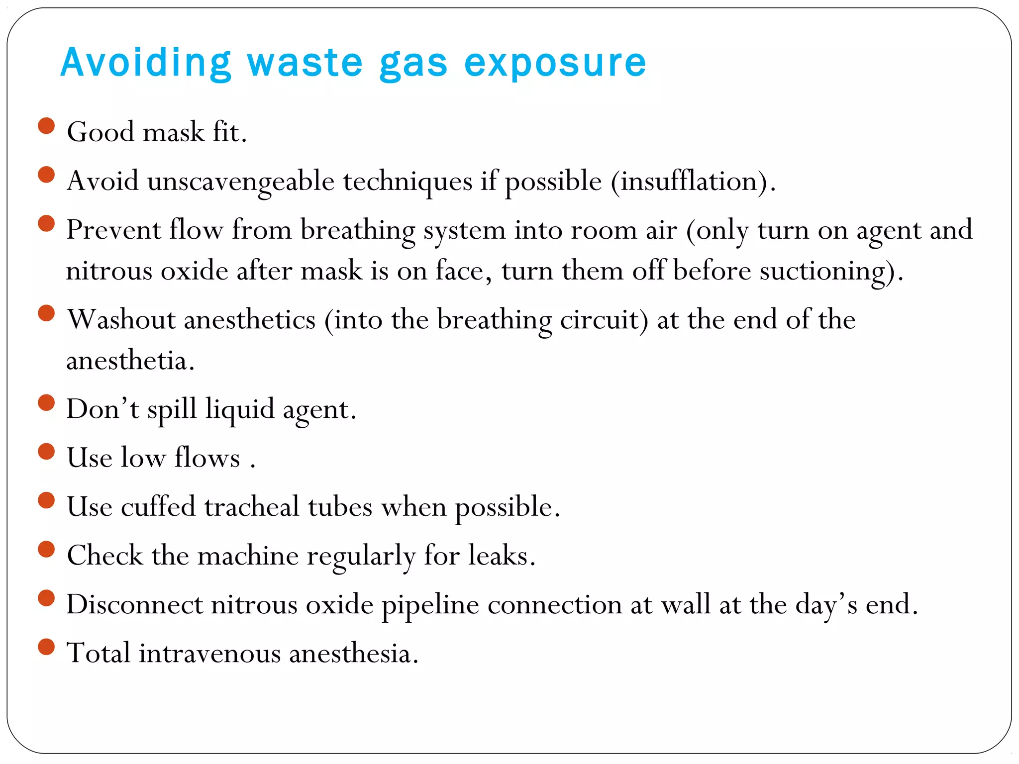 Scavenging system in operating room | PPT