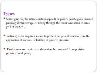 Scavenging system in operating room | PPT