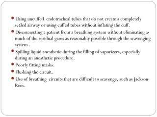 Scavenging system in operating room | PPT