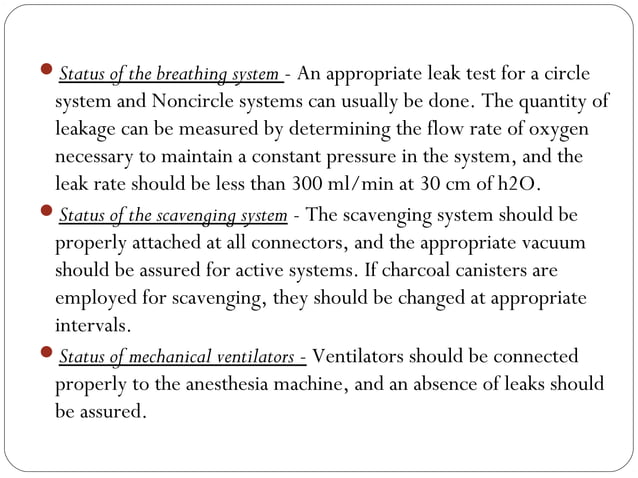 Scavenging system in operating room | PPT | First Aid | Injuries
